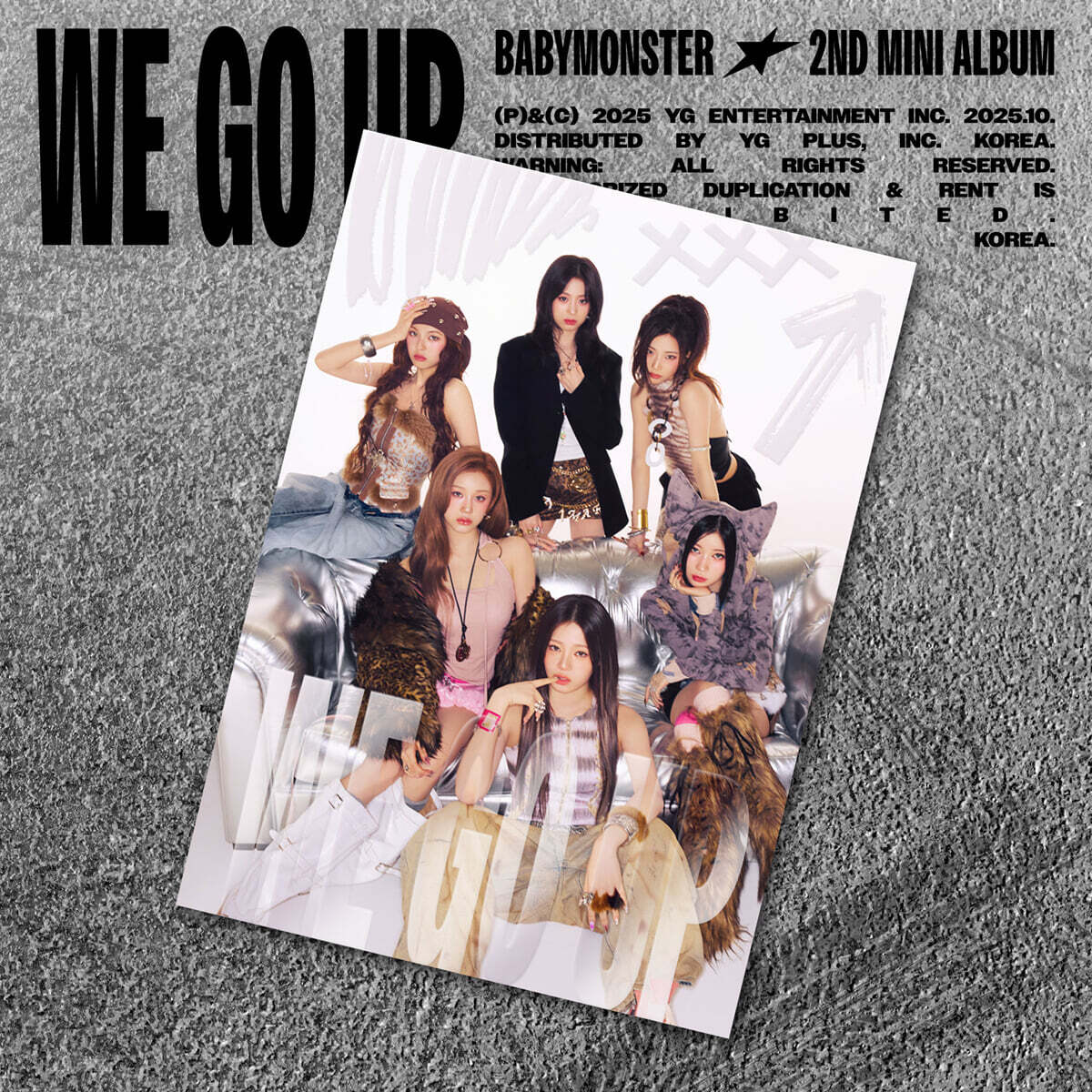 BABYMONSTER - WE GO UP (POSTCARD Ver.) – K Stars